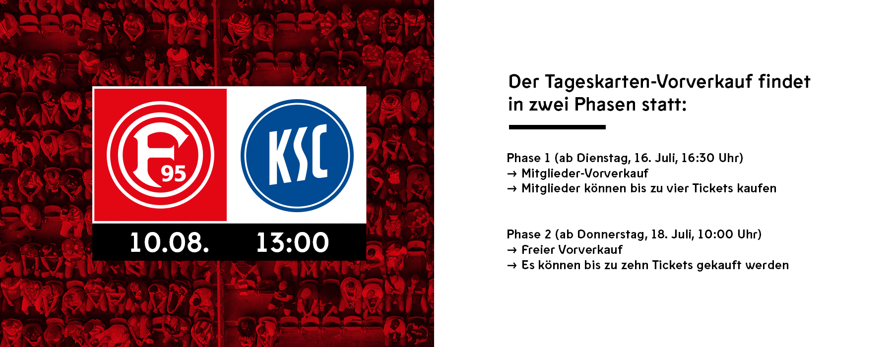 Offizieller Ticketshop - Fortuna Düsseldorf 1895 e.V. - Veranstaltungen